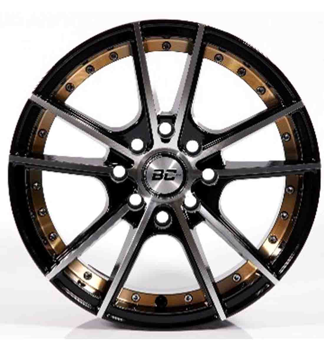 BLACKCAT LUXURY Juego de rines 14X8 6.0 100/114.3 ET-30 14X8