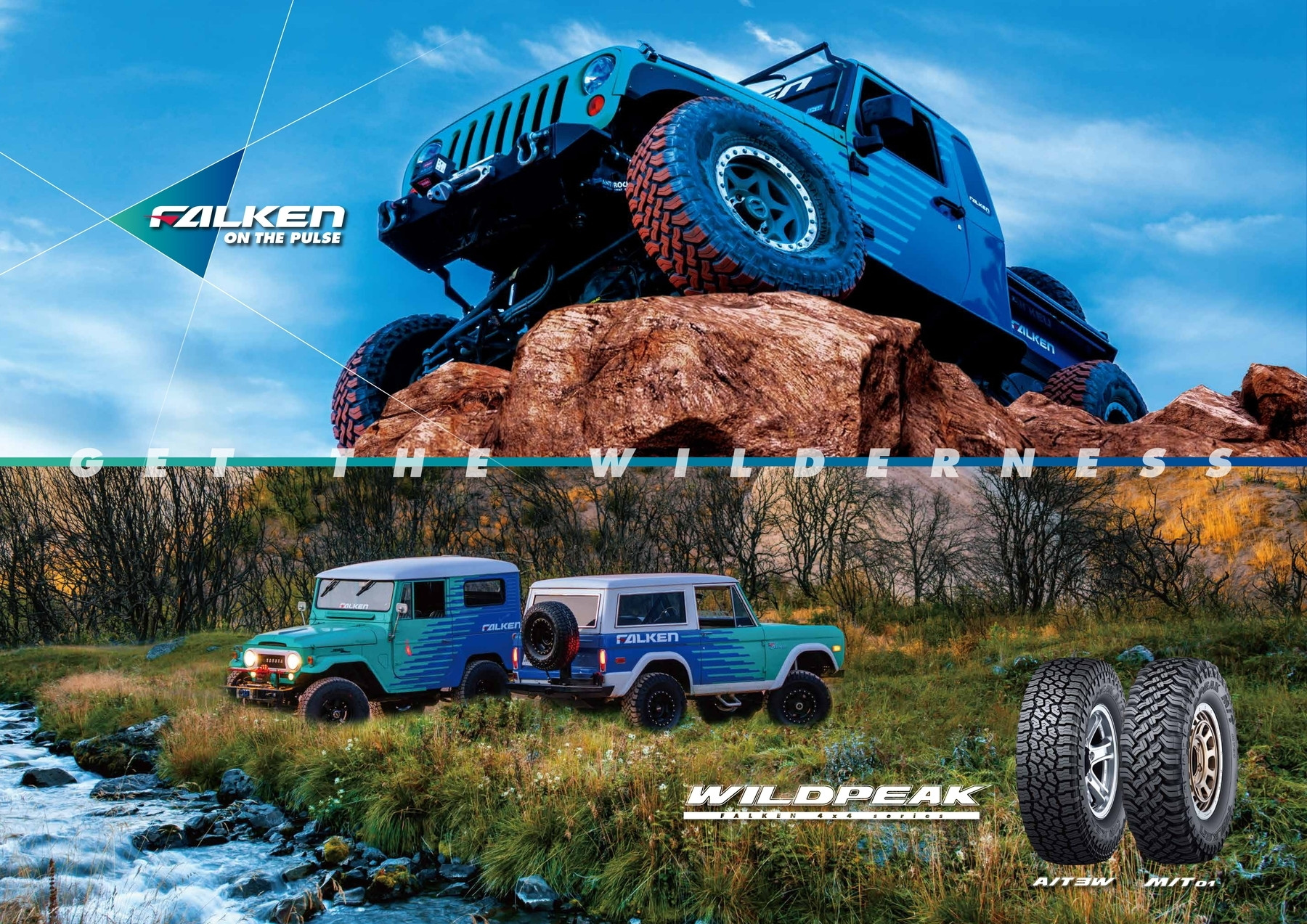 Llanta FALKEN Wildpeak A/T3W P255/70R16 - Virtual Llantas