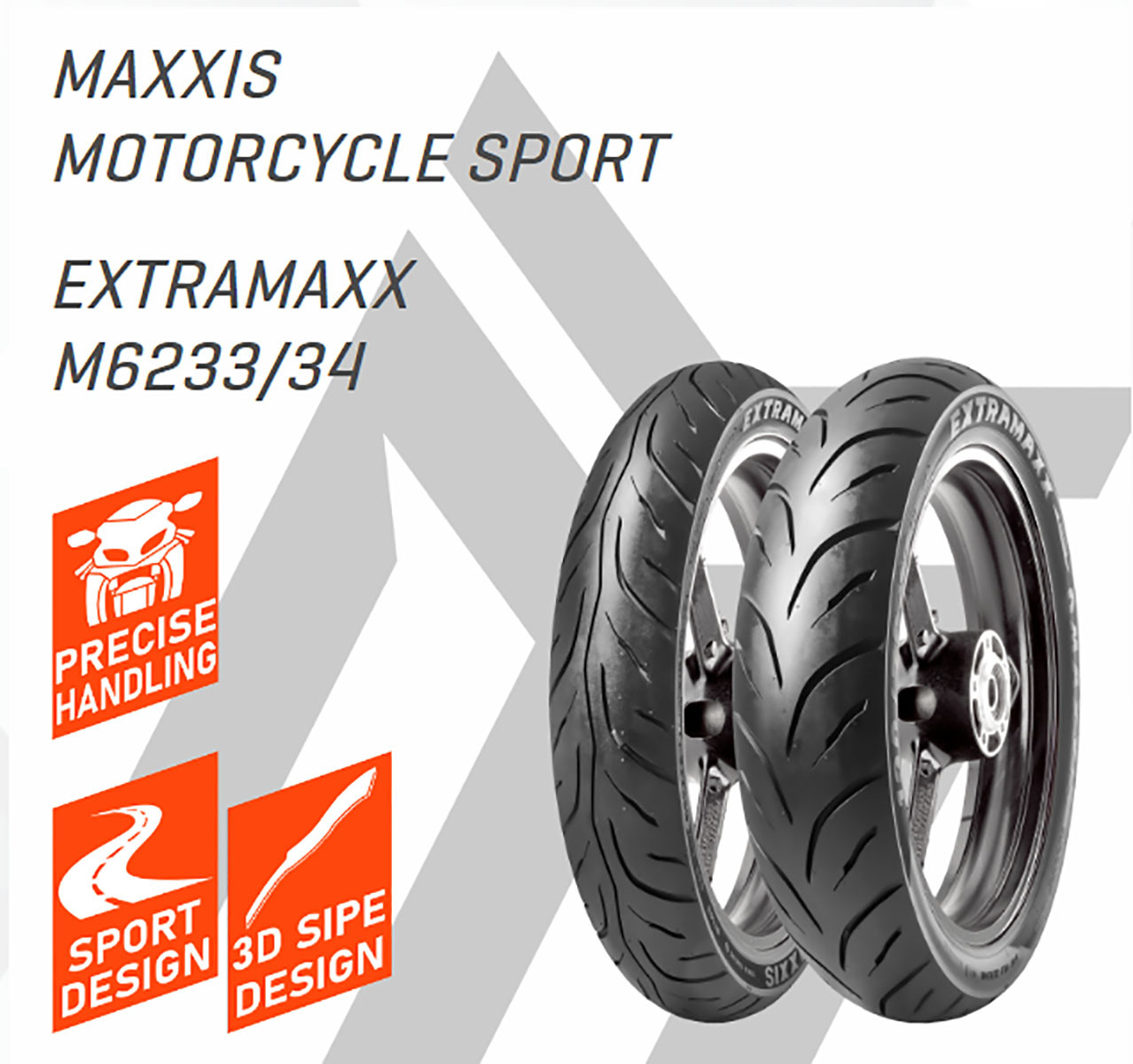 Llanta MAXXIS Extramaxx M6233 DELANTERA 110/70/17 - Virtual Llantas