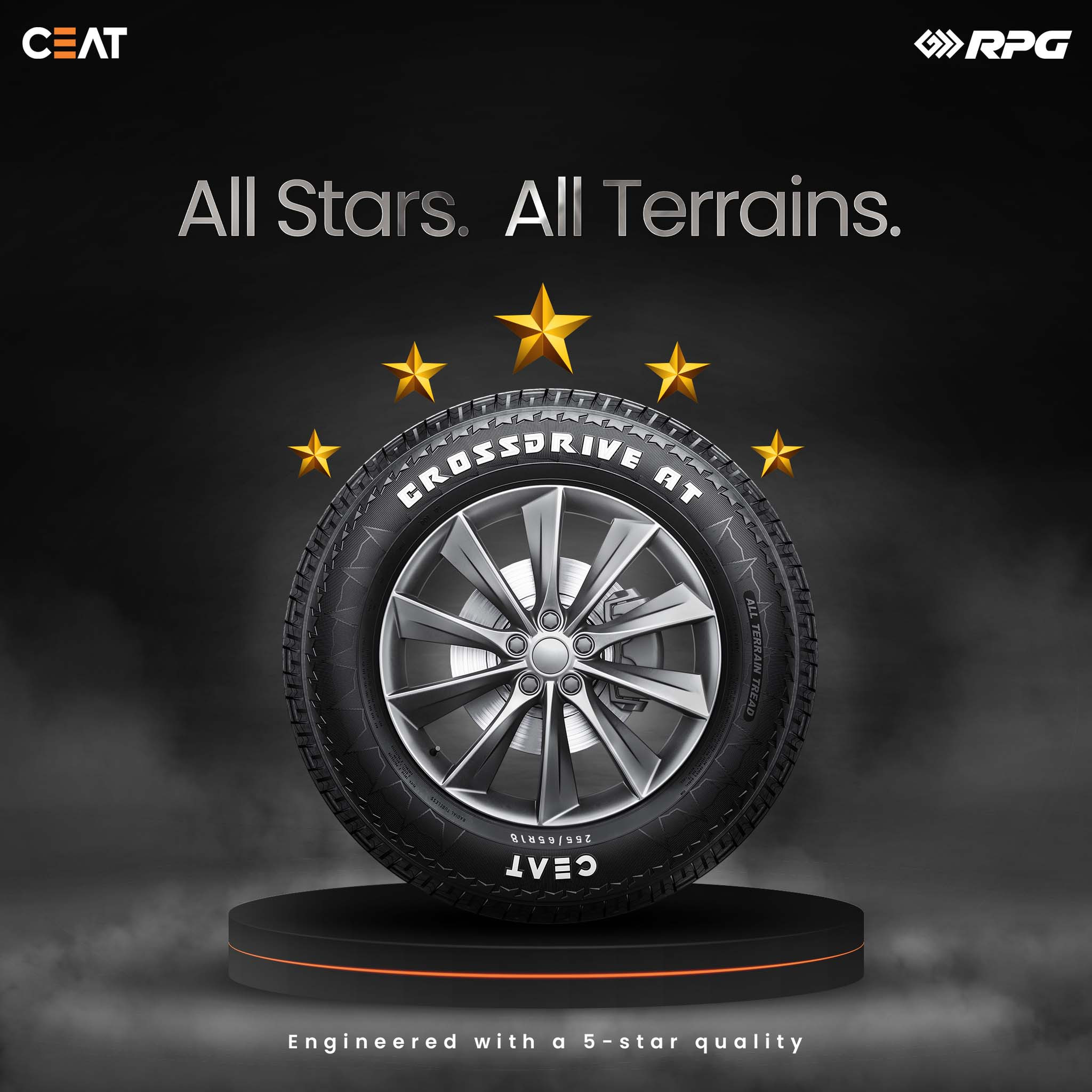 Llanta CEAT Crossdrive A/T 265/60R18 - Virtual Llantas