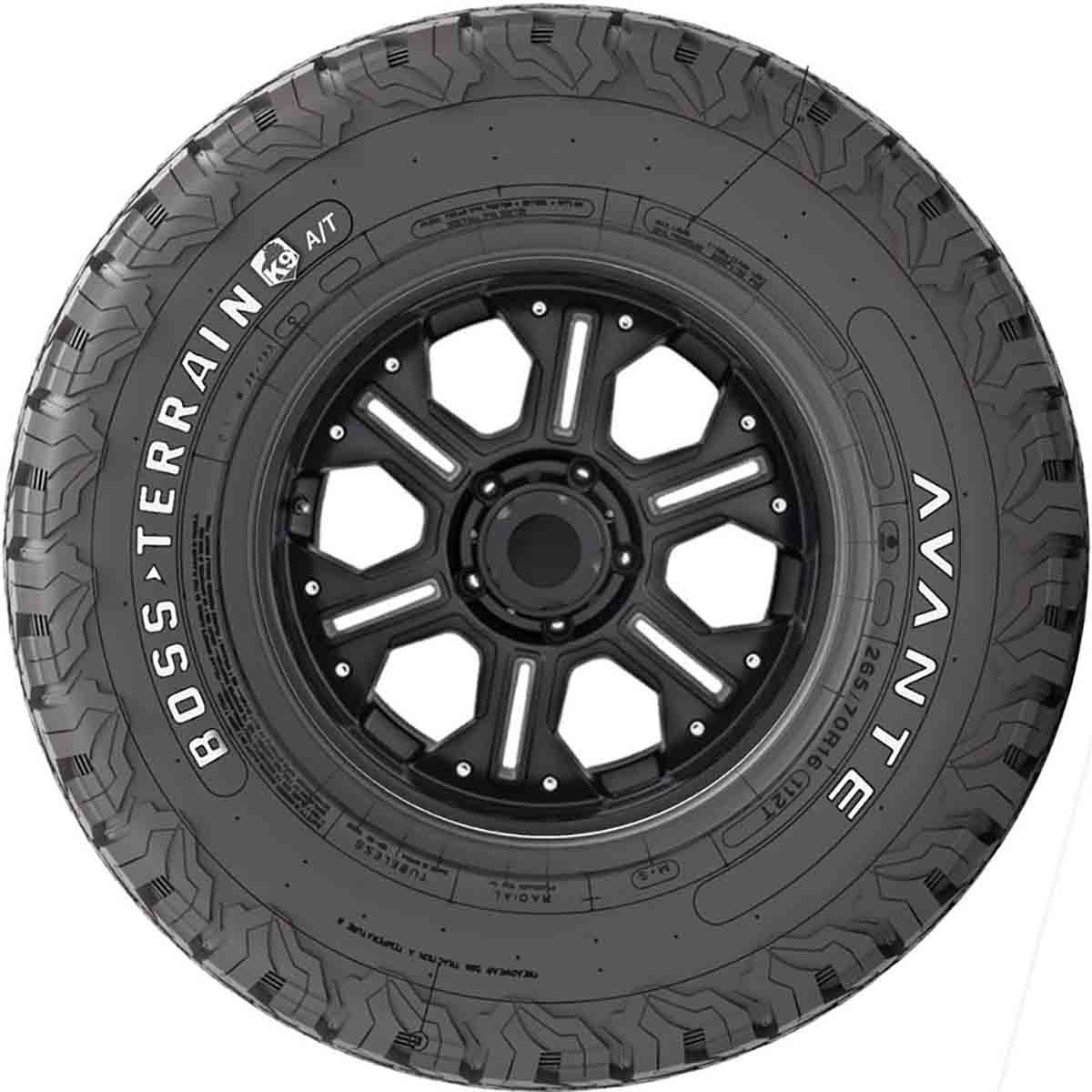 Llanta AVANTE Boss Terrain K9 A/T 265/65R17 - Virtual Llantas