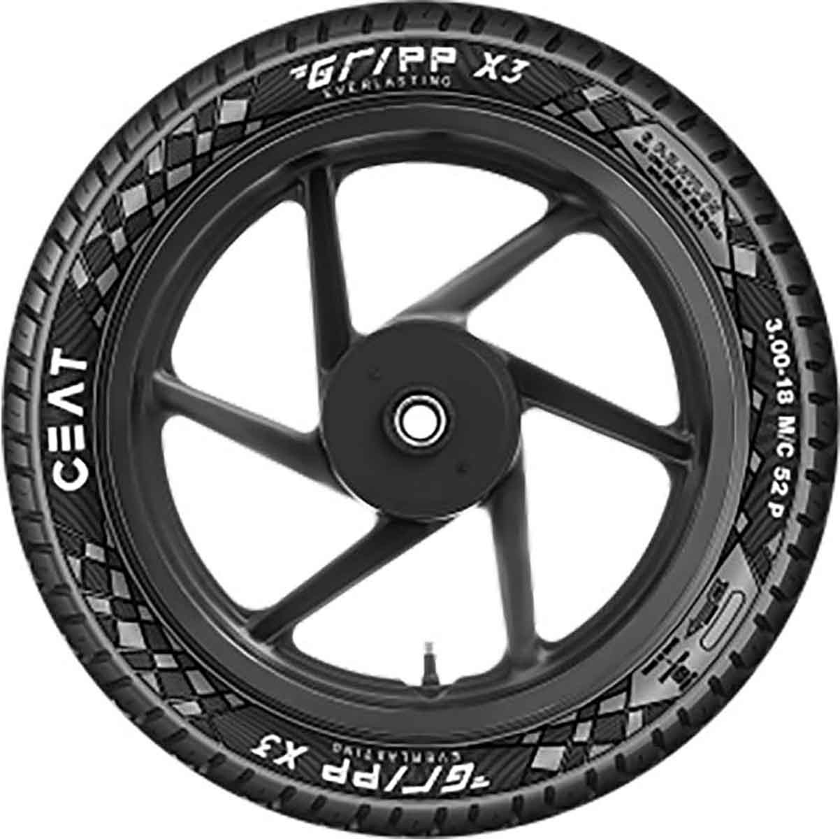 Llanta CEAT Gripp X3 120/80/17 - Virtual Llantas