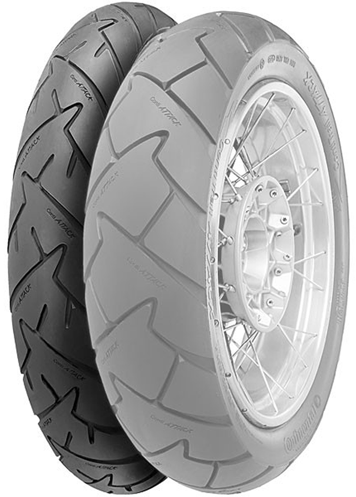Llanta CONTINENTAL Contitrail Attack 2 Frontal 90/90/21 - Virtual Llantas
