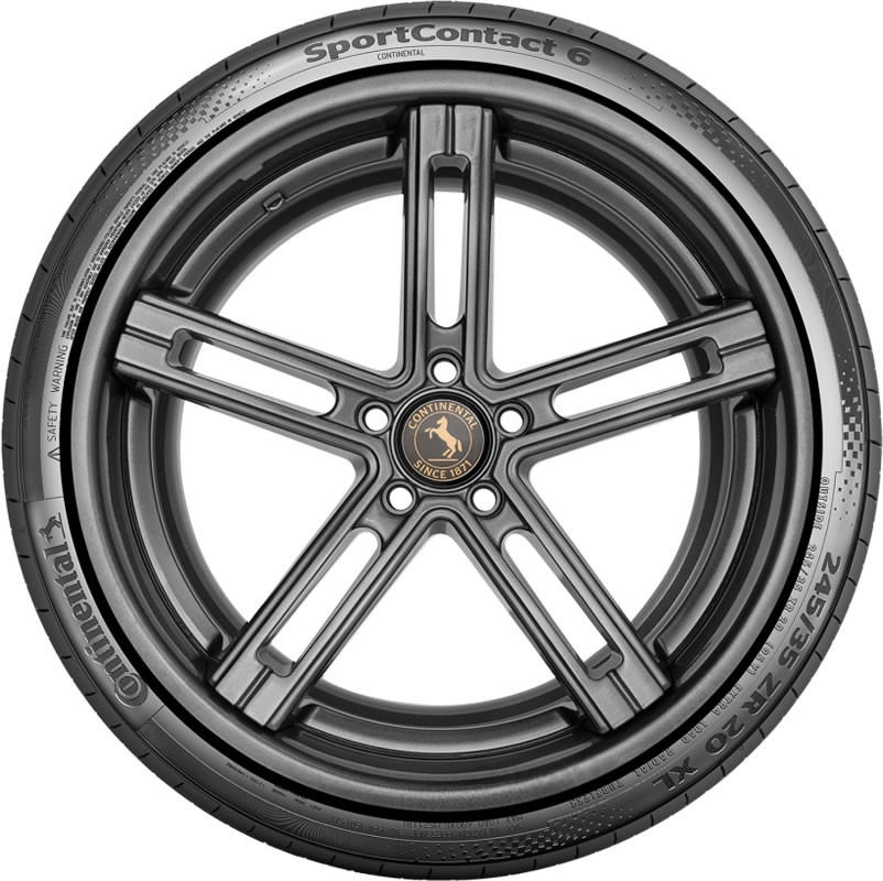 Llanta CONTINENTAL SportContact 6 SSR Run Flat 255/30ZR19 - Virtual Llantas