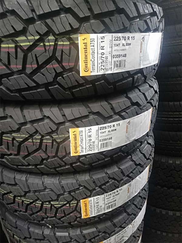 Llanta CONTINENTAL TerrainContact AT50 LT265/75R16 - Virtual Llantas