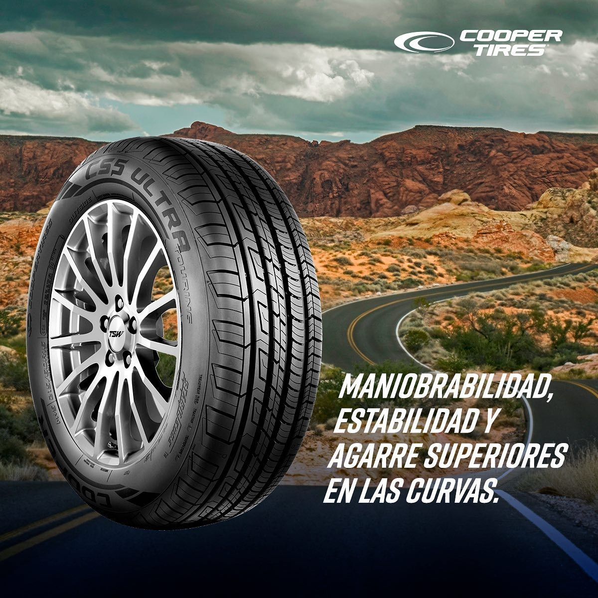 Llanta COOPER CS5 Ultra Touring 235/45R17 - Virtual Llantas