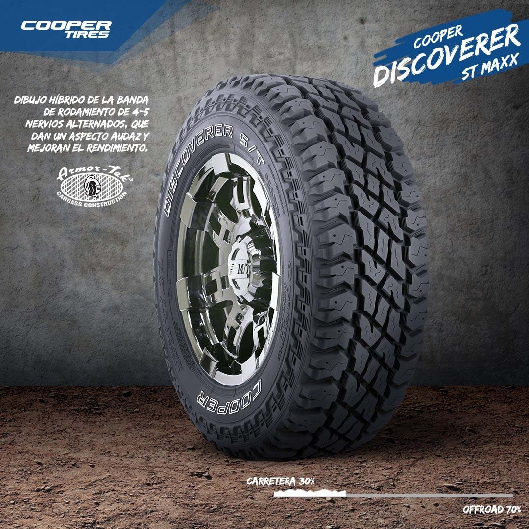 Llanta COOPER Discoverer S/T Maxx LT285/75R16 - Virtual Llantas