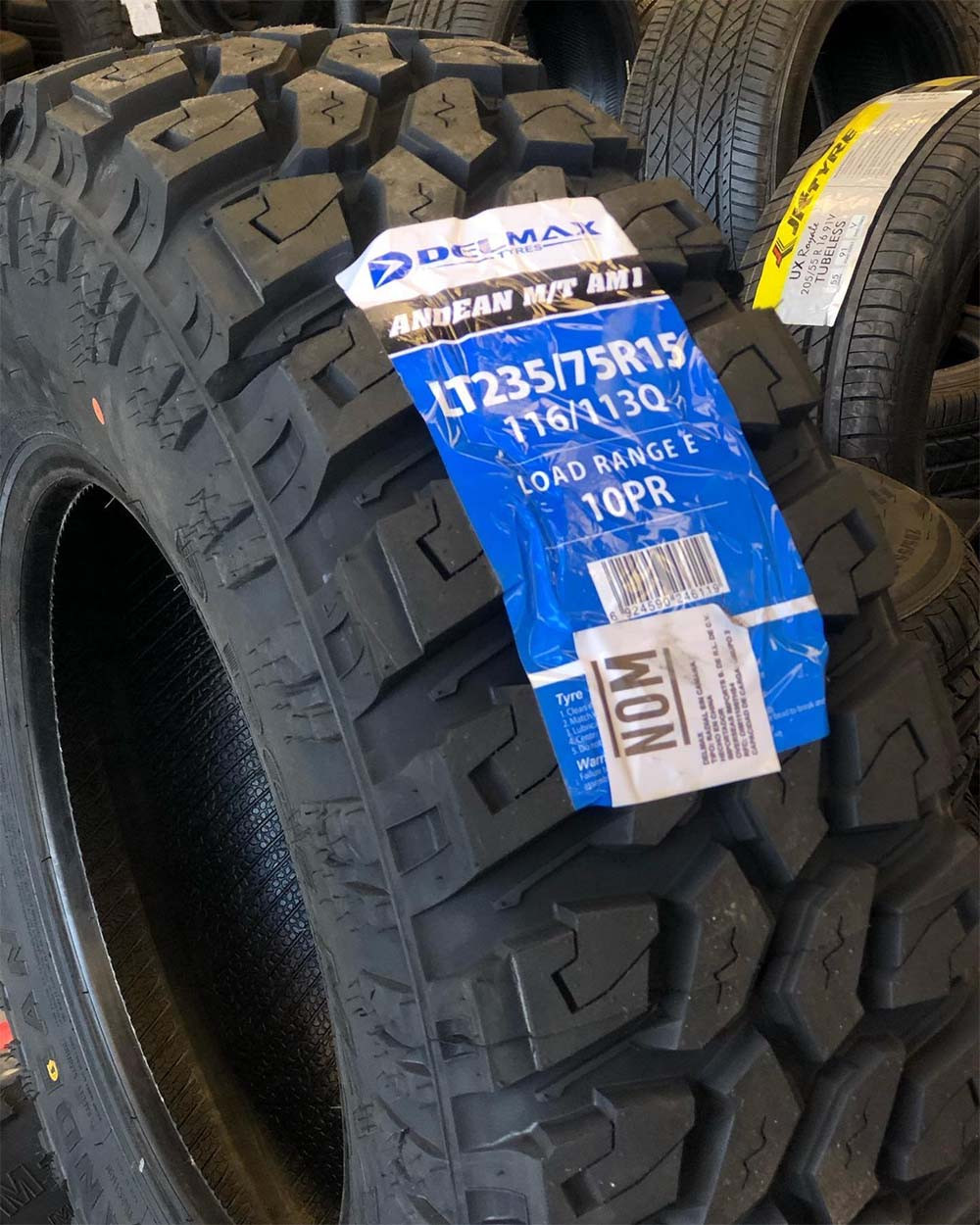 Llanta DELMAX Andean M/T AM1 LT265/75R16 - Virtual Llantas