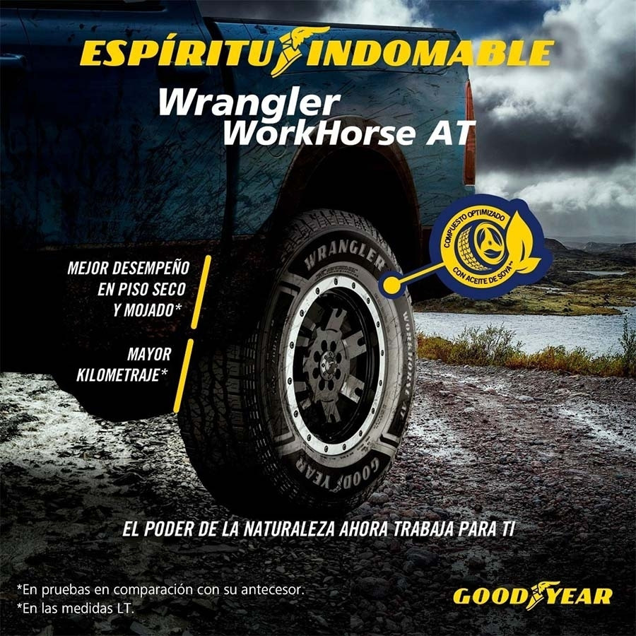 Llanta GOODYEAR Wrangler Workhorse AT P255/70R16 - Virtual Llantas