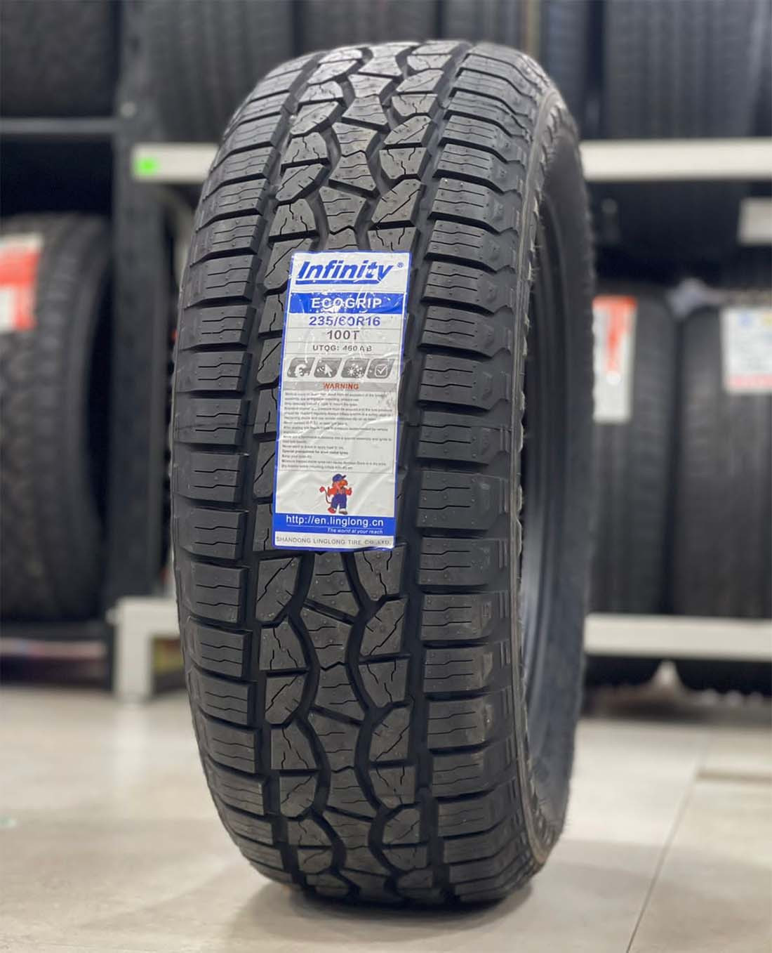 Llanta INFINITY EcoGrip 235/60R16 - Virtual Llantas