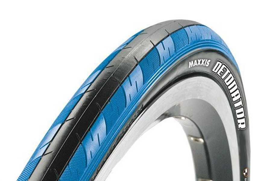 Llanta MAXXIS BIKE Detonator Hybrid M203 Azul 26X1.50 - Virtual Llantas