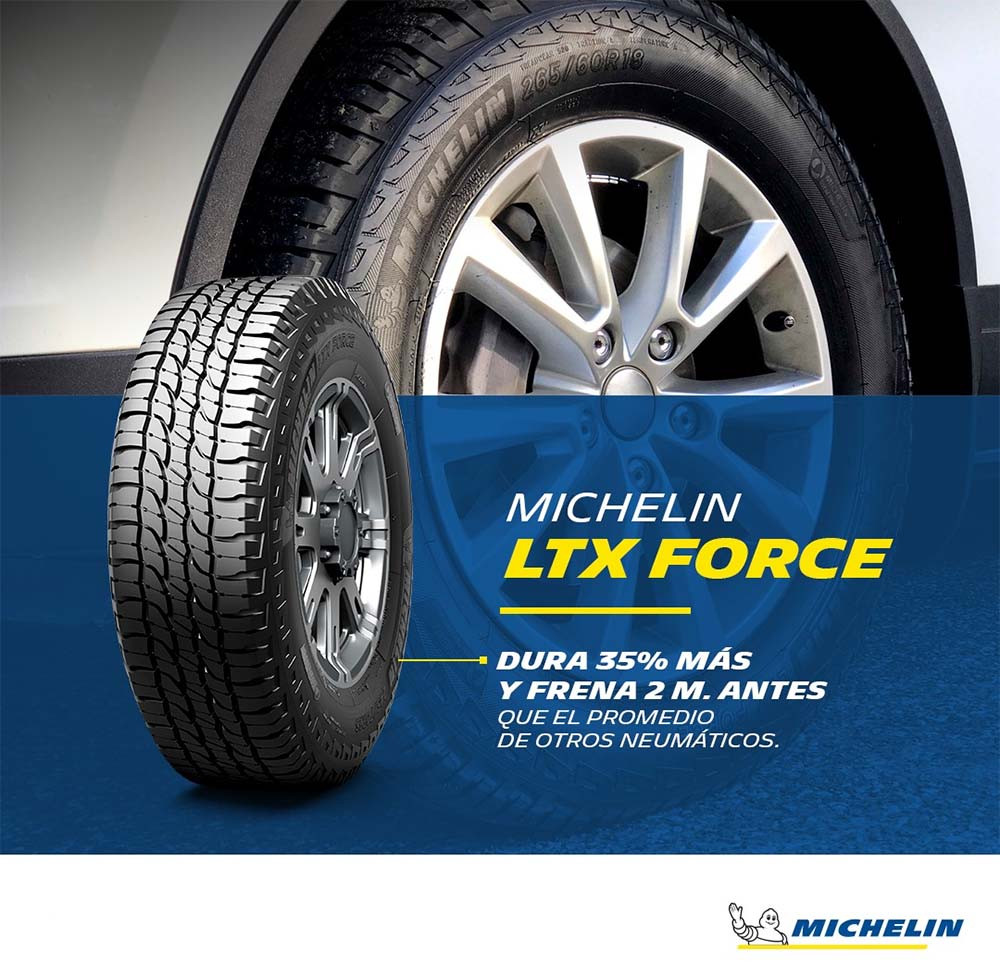 Llanta MICHELIN LTX FORCE 205/65R15 - Virtual Llantas