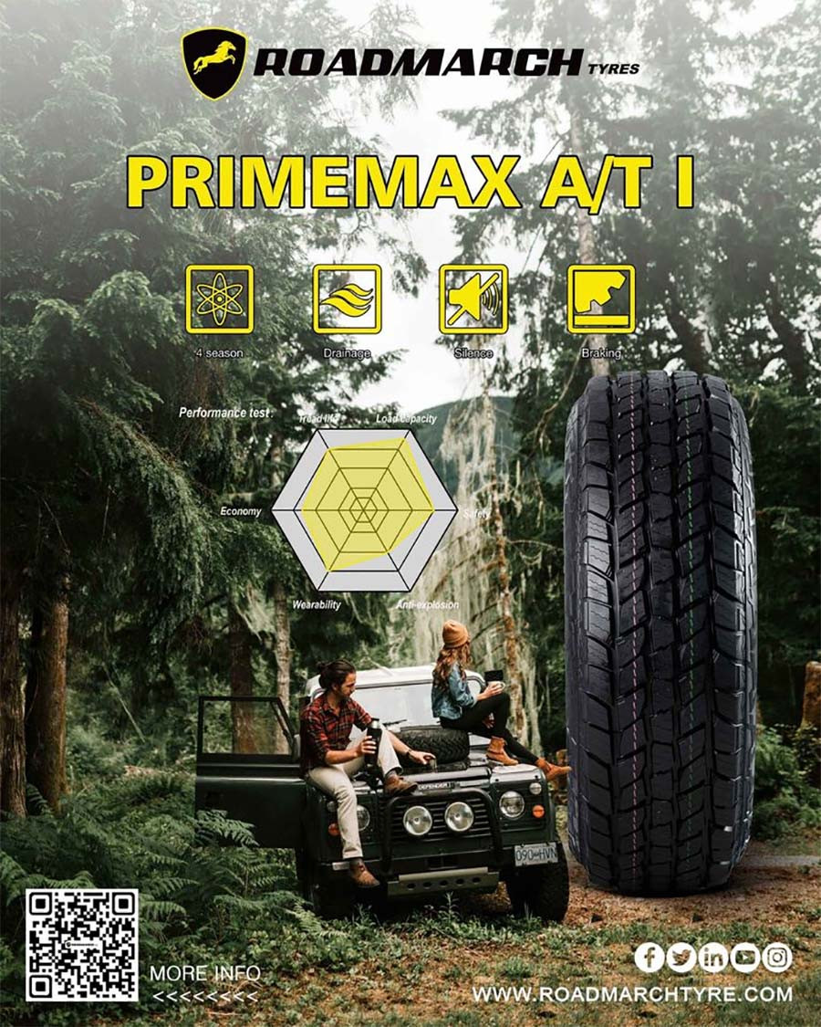 Llanta ROADMARCH PrimeMax AT I P245/70R16 - Virtual Llantas