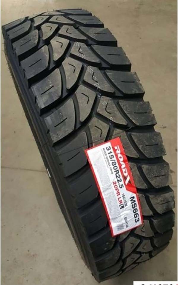 Llanta ROADX MS663 295/80R22.5 - Virtual Llantas