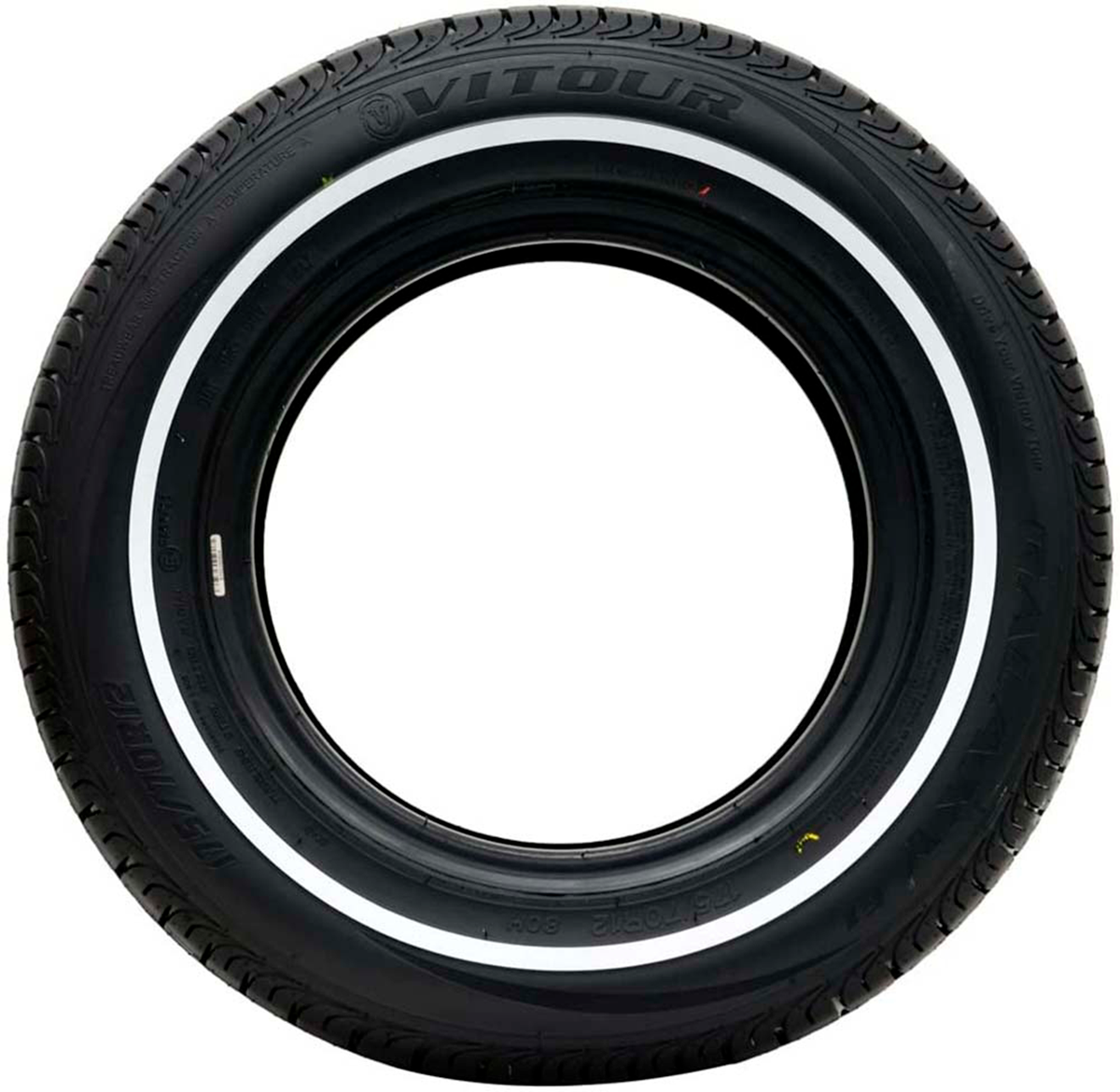 Llanta VITOUR Galaxy F1 Banda Blanca 165/65R13 - Virtual Llantas