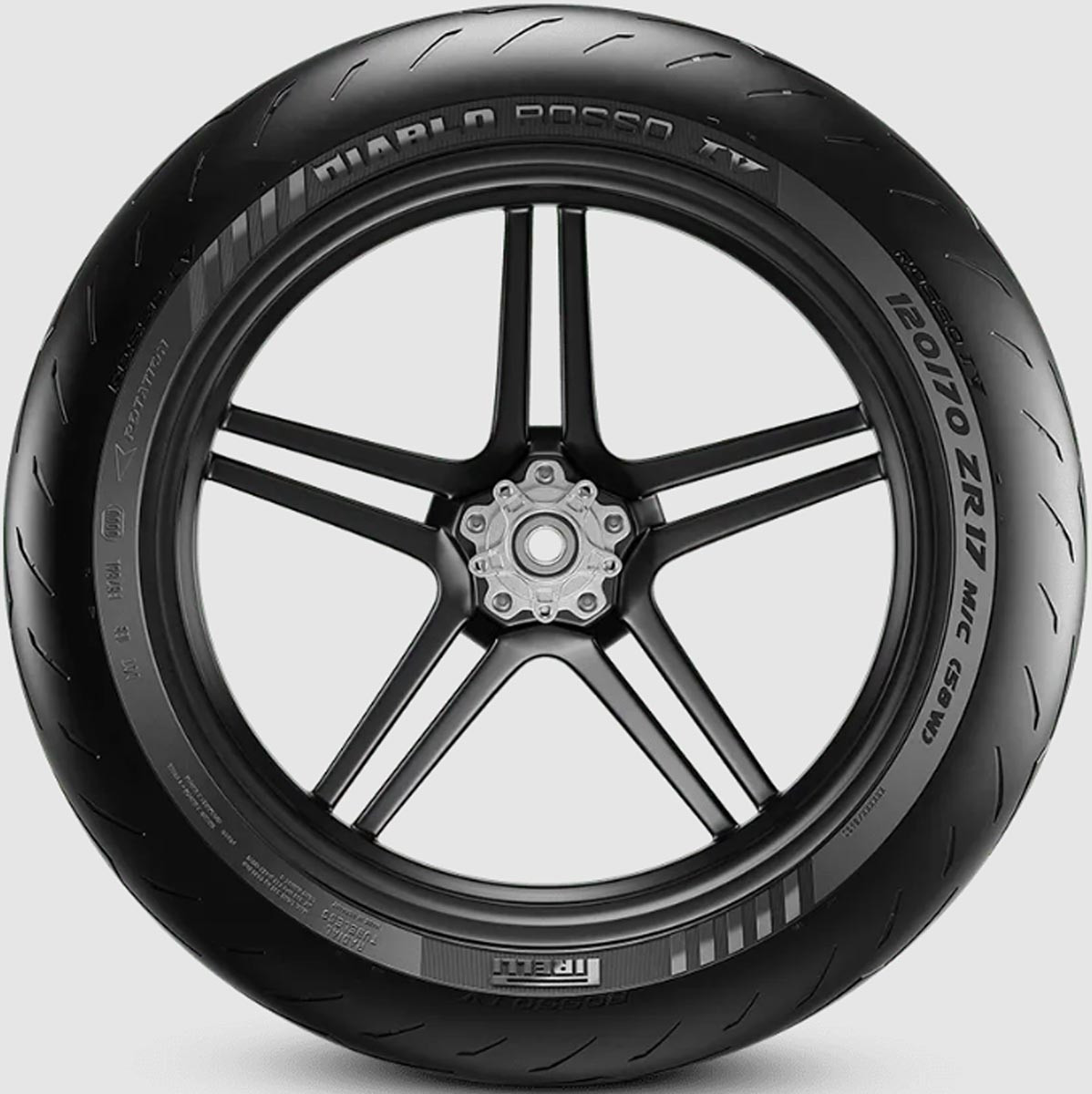 Llanta PIRELLI Diablo Rosso IV 150/60ZR17 - Virtual Llantas