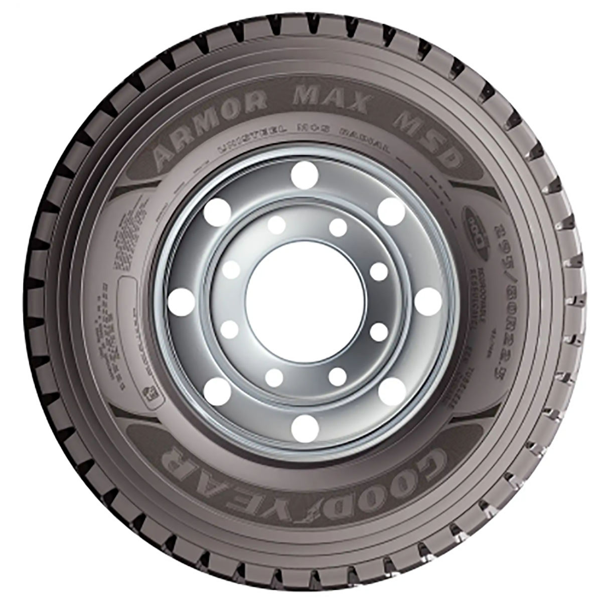 Llanta GOODYEAR ARMOR MAX MSD 12R22.5 - Virtual Llantas Llanta GOODYEAR ARMOR MAX MSD 12R22.5 - Virtual Llantas