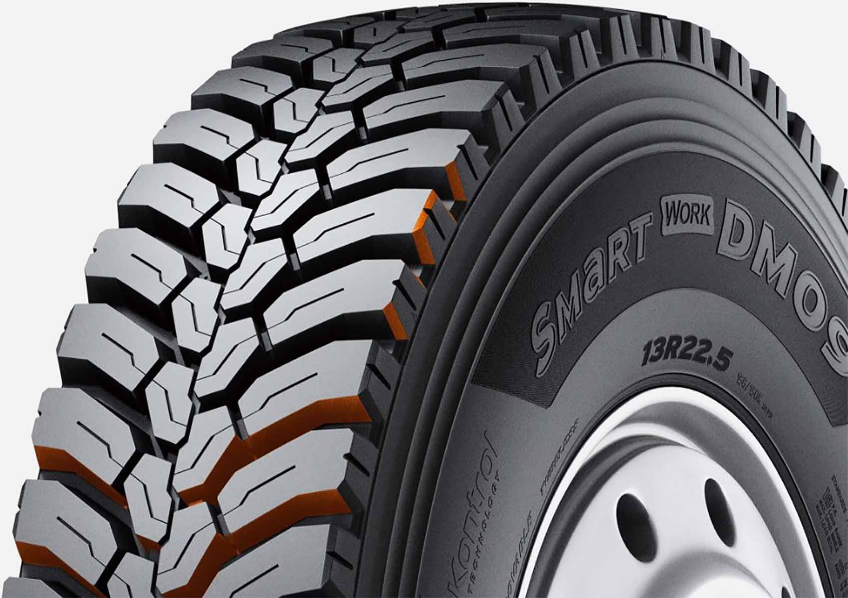 Llanta HANKOOK Smart Work DM09 295/80R22.5 - Virtual Llantas