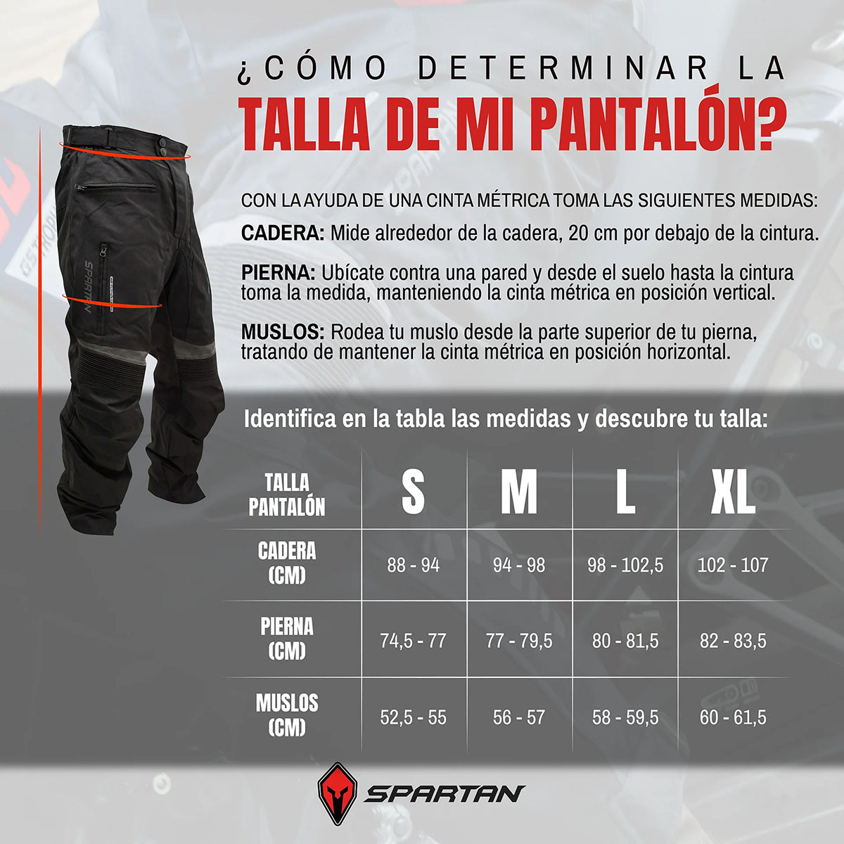 Llanta SPARTAN Pantalon Spartan Girona Lady Talla M - Virtual Llantas